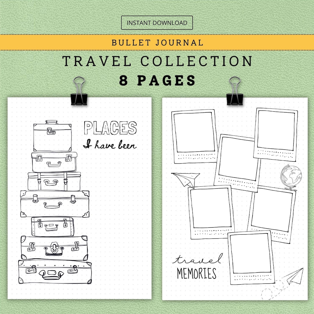 TRAVEL COLLECTION for Bullet Journal Kit, 2021, Bujo Starter Kit ...