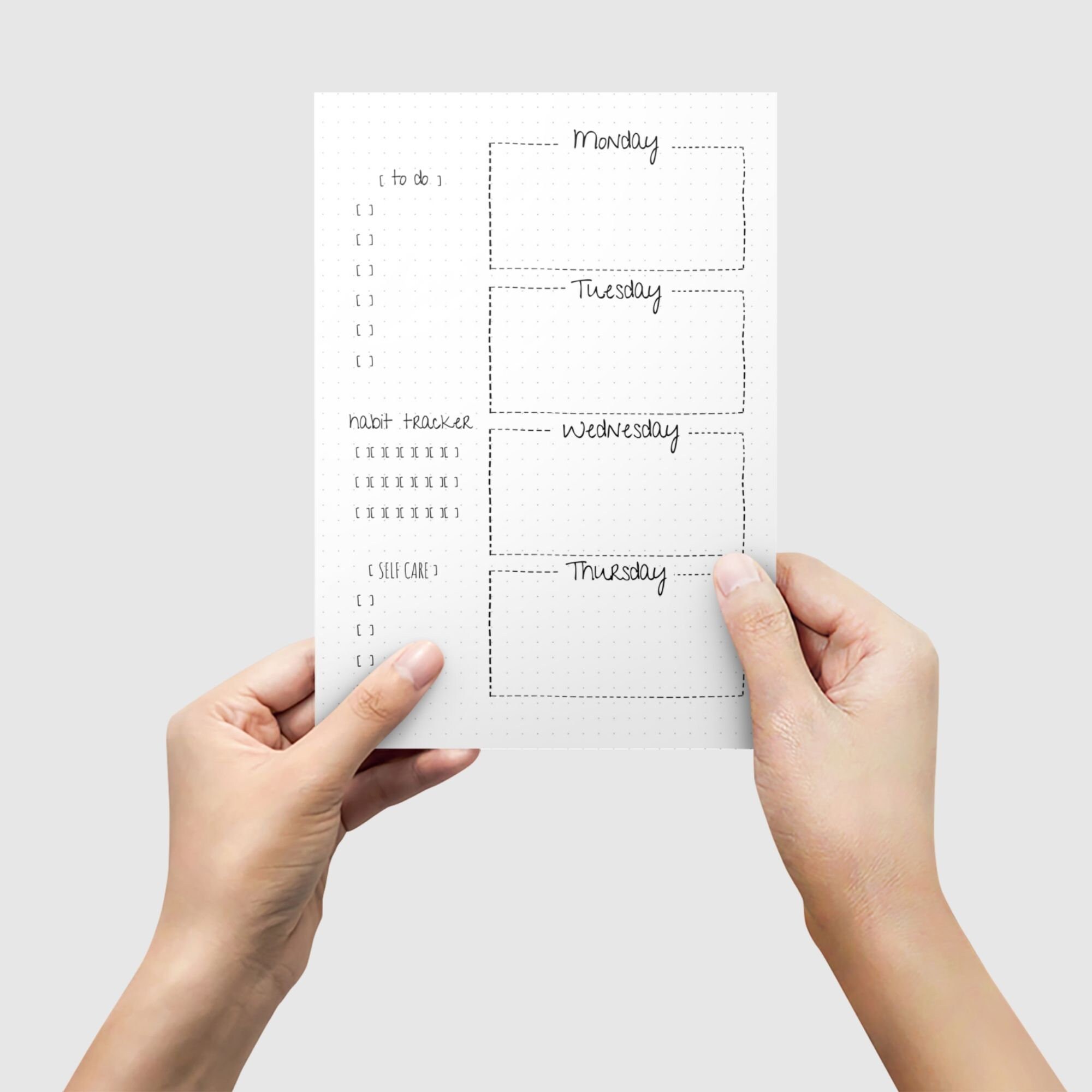5 WEEKLY SPREADS for Bullet Journal Kit, 2021, Bujo Starter Kit ...