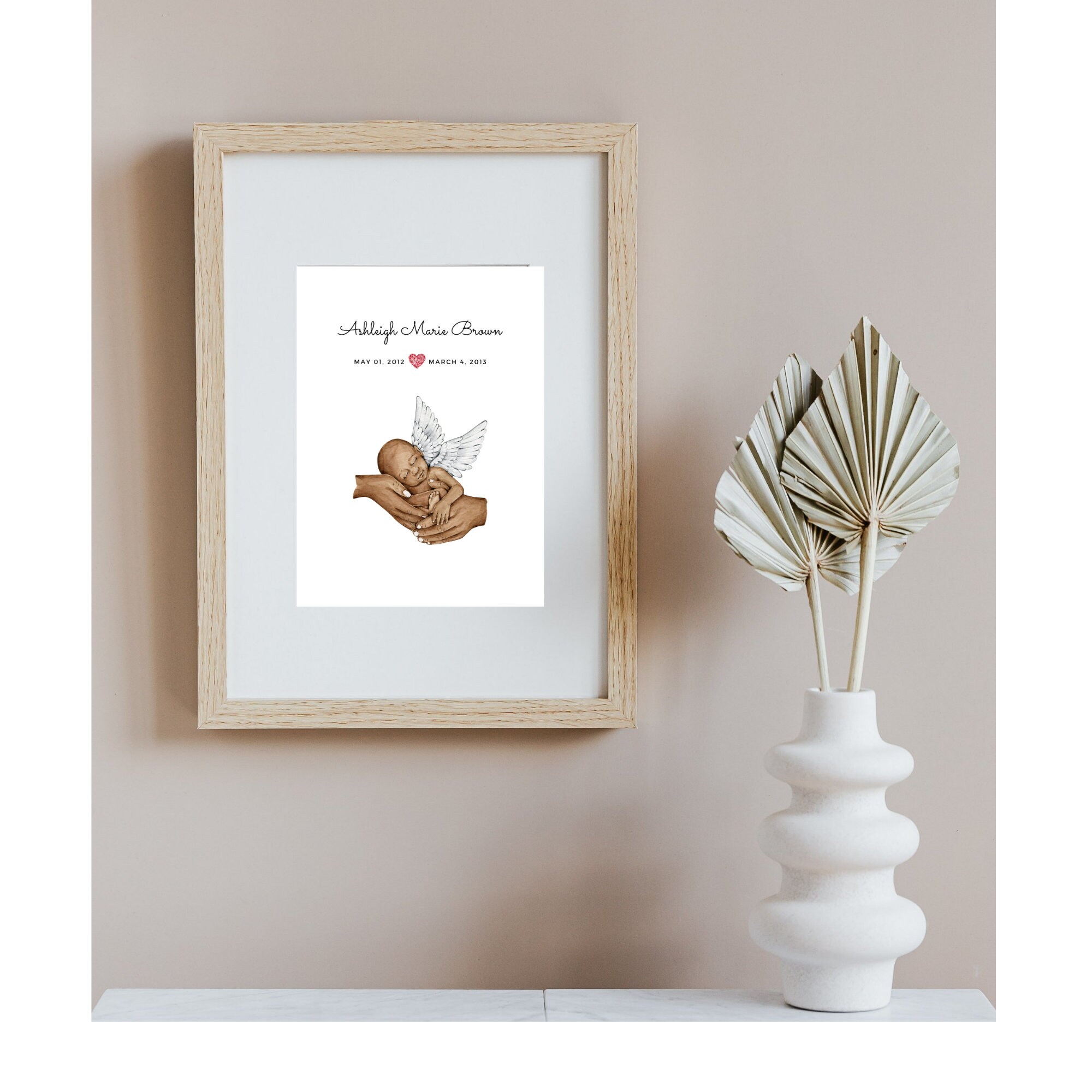 In Loving Memory and Sympathy Personalized Angel Baby High Quality ...