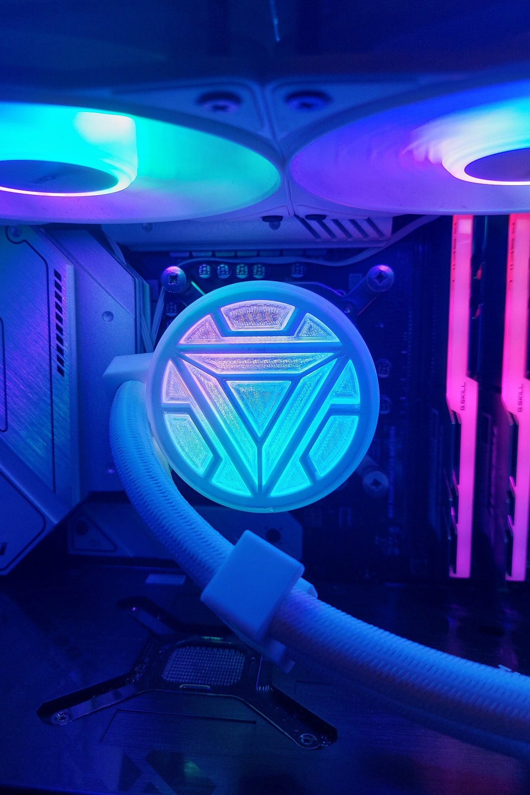 Custom AIO Cover Reactor for Deep Cool Castle 360/280/240EX - Etsy