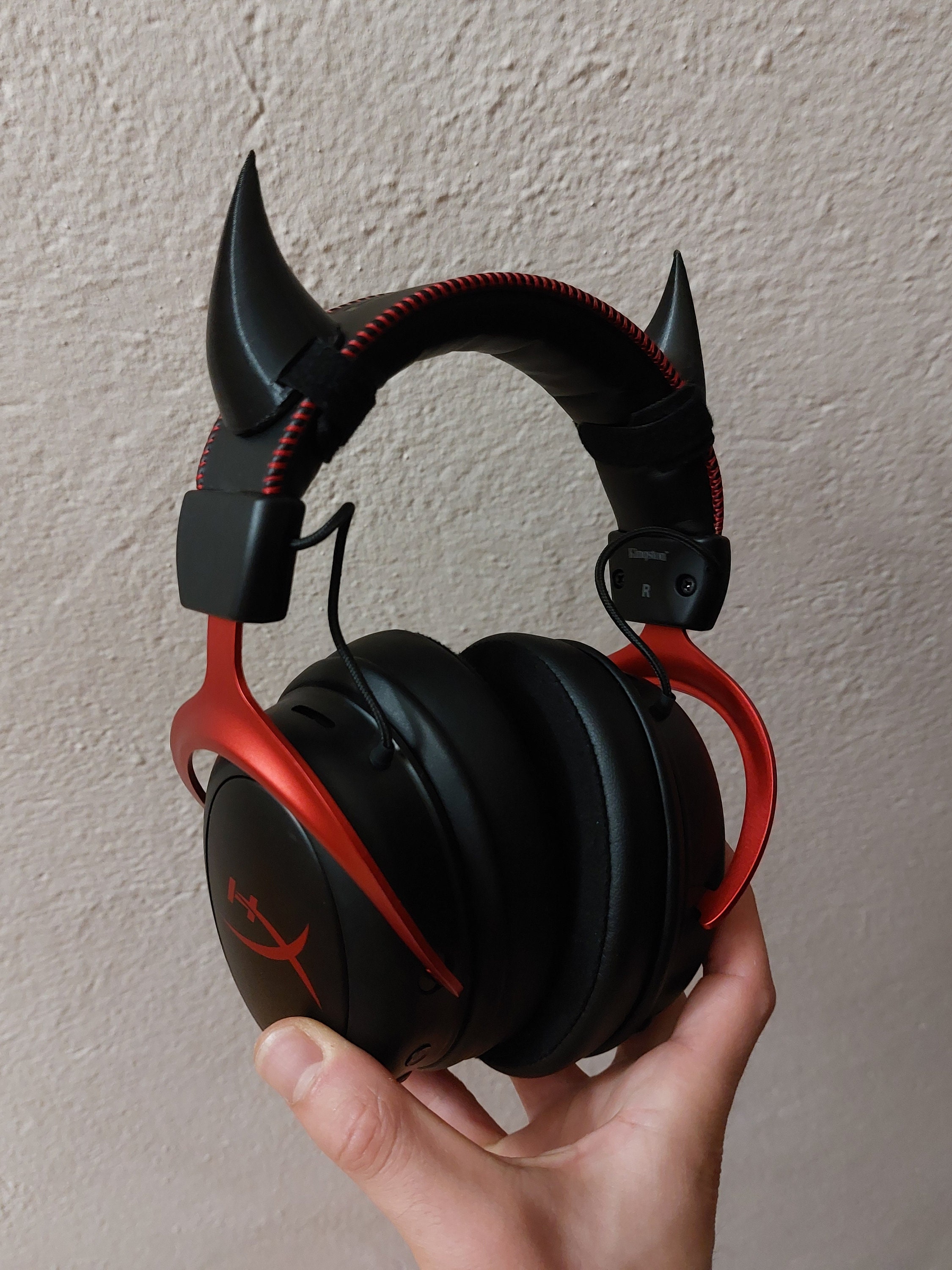 Devil Horns for Headphones / Cat Ears / Cute Horns / Customizable ...