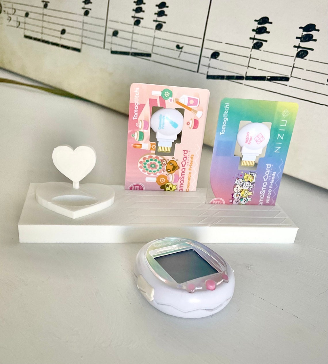 Tamasma Card Holder Case and Tamagotchi Smart Stand - Etsy