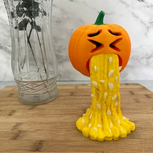 Halloween Puking Pumpkin Decoration - Etsy