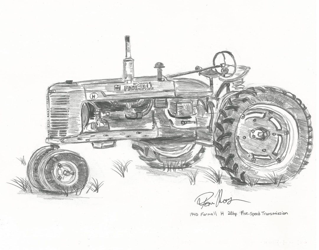 1940's Farmall H Tractor - Etsy