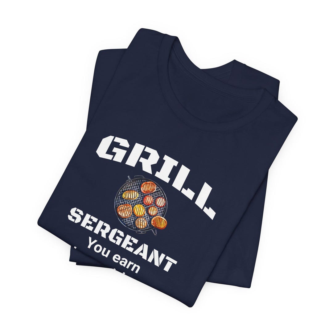 Funny Grill Sergeant T-shirt - BBQ Lover Gift, Grilling Shirt, Cooking ...
