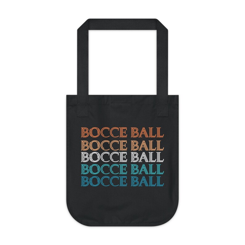 Bocce Ball Organic Canvas Tote Bag Bocce Ball Tote Bag for Sport ...