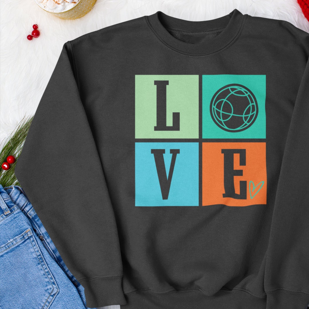 Bocce Ball Love Sweatshirt: Trendy Game Tee - Etsy