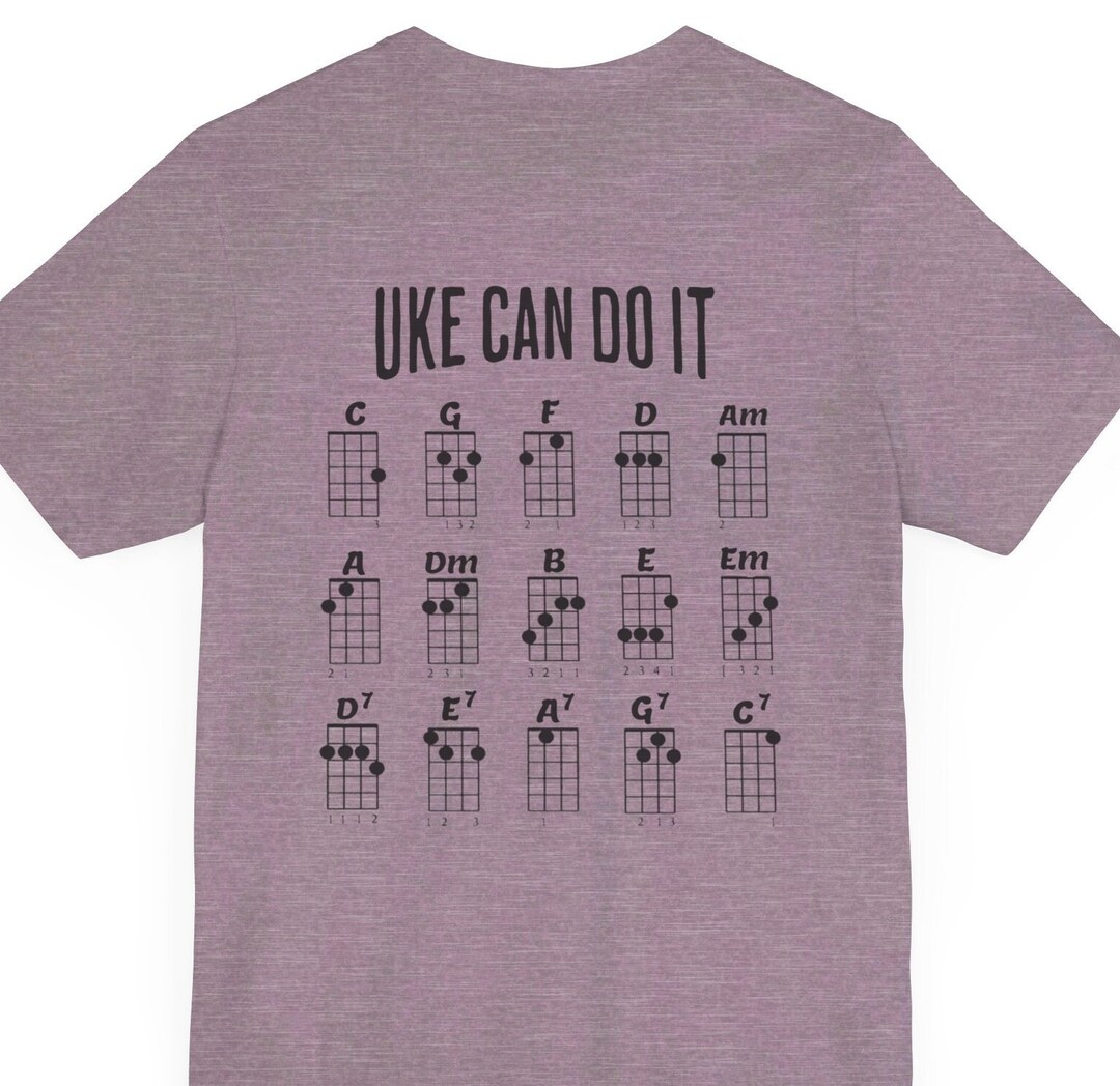 Ukulele Chords Shirt Ukulele Players Shirt Ukulele Lovers T-shirt ...