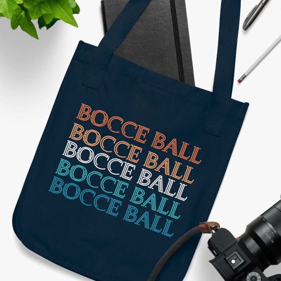 Bocce Ball Organic Canvas Tote Bag Bocce Ball Tote Bag for Sport ...