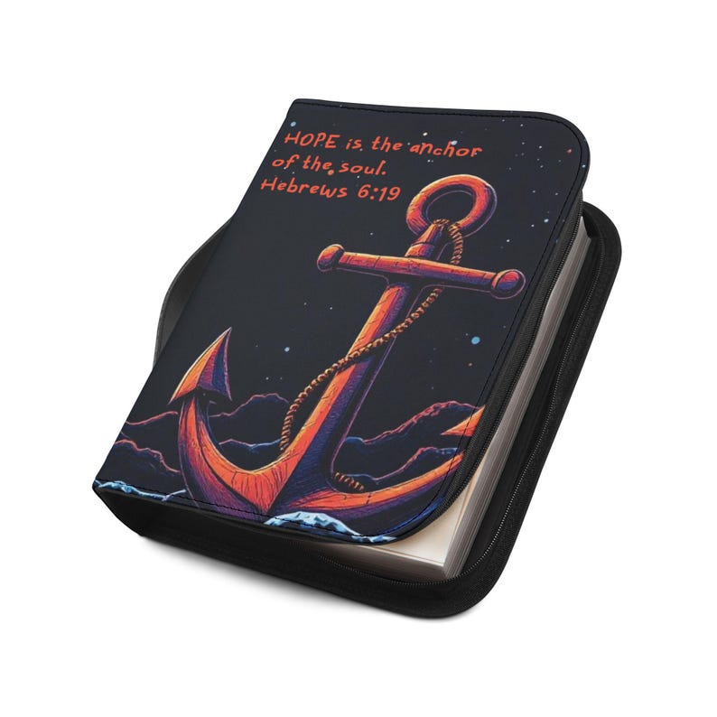 Nautical Bible Cover, Sailor Anchor Bible Case, Christian Gift for ...