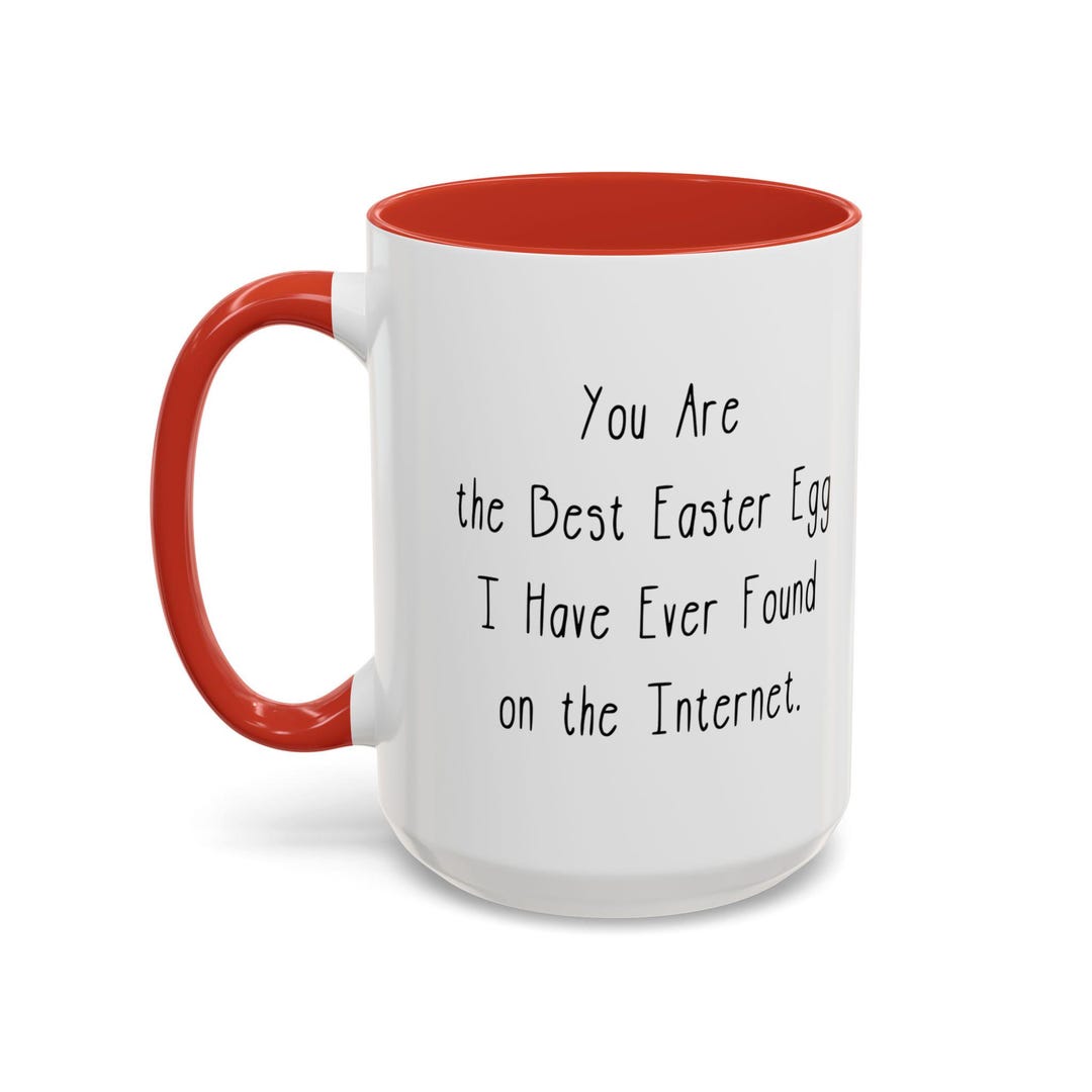 Funny Easter Egg Coffee Mug, Best Internet Find Gift, Tea Cup for Egg ...
