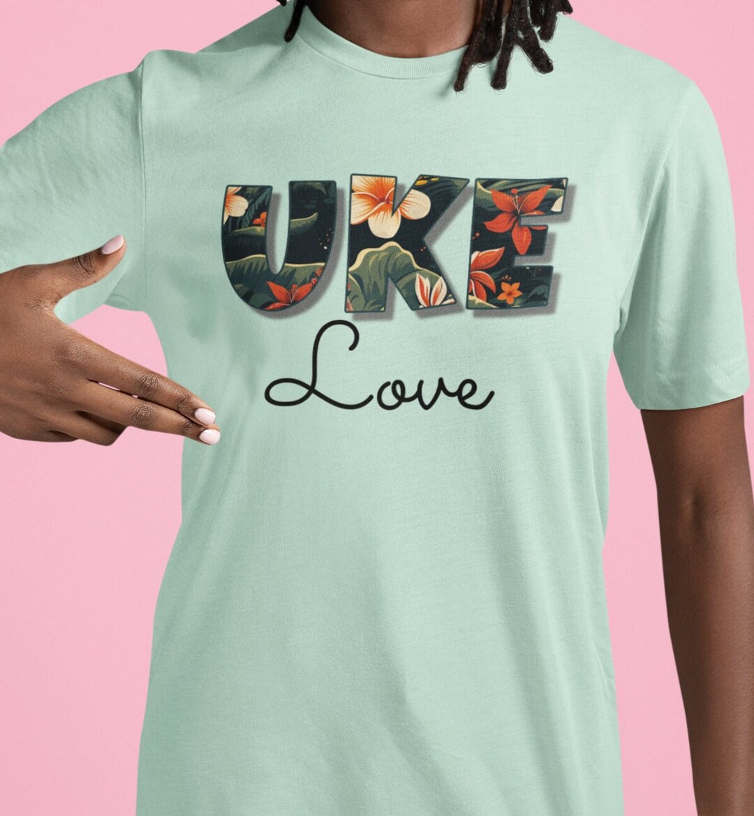 Uke Love T-shirt Uke Players Shirt Ukulele Lovers Tee Gift for Him or ...