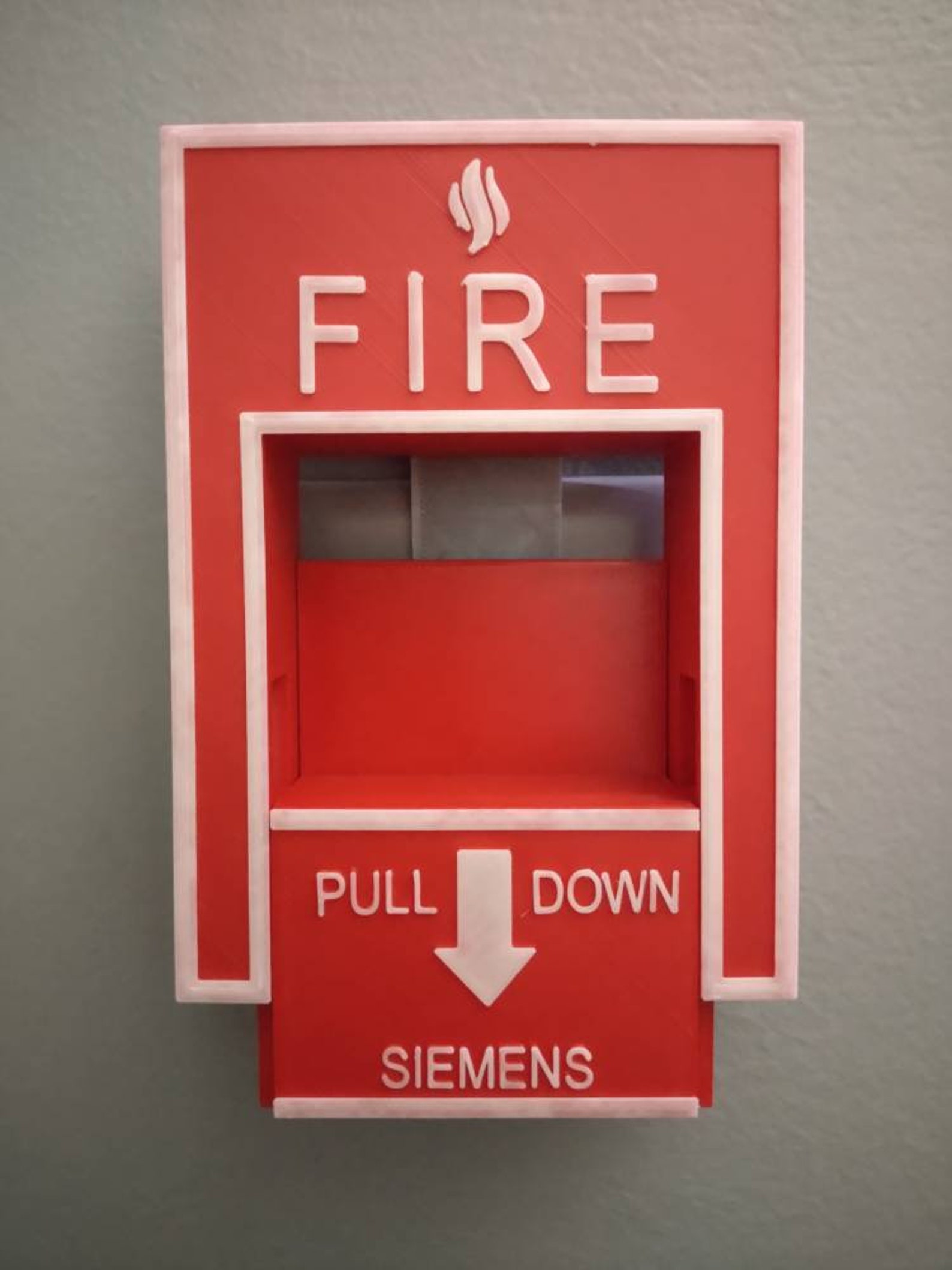 Personalized Name Option Life Size Realistic Fire Alarm Pull Light ...