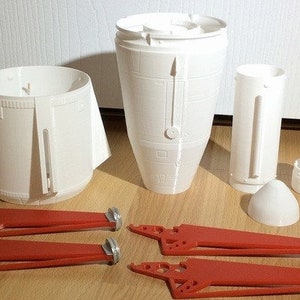 Vintage Mars Lander Model Rocket Reproduction - Etsy