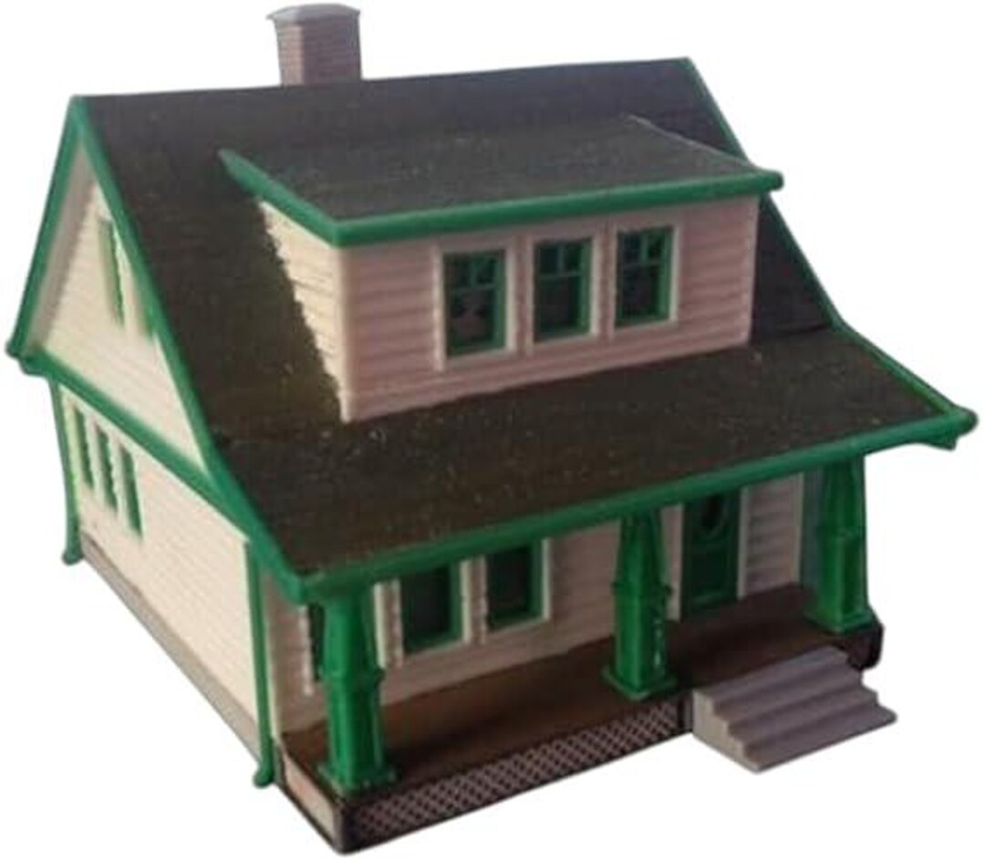 HO/N Scale Farm / Mountain House Model Kit for Train Layouts/dioramas ...