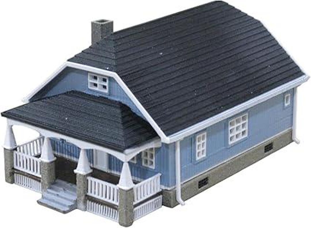 HO/N Scale Bungalow House for Train Set/dioramas/sets (n-scale) - Etsy UK