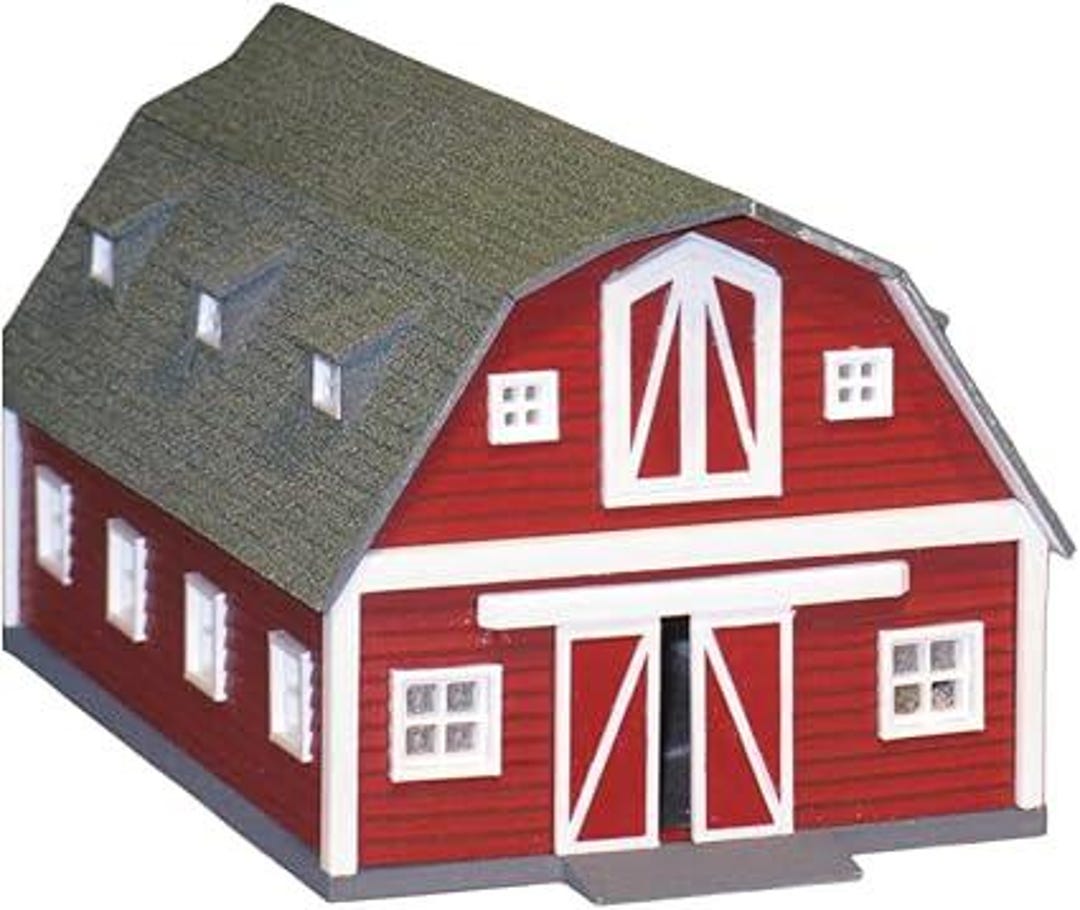HO/N Scale Barn Model Kit for Train Layouts/dioramas/sets (n-scale) - Etsy
