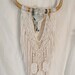 Faux Long Horn Cow Skull Macrame Wall Decor Handmade - Etsy