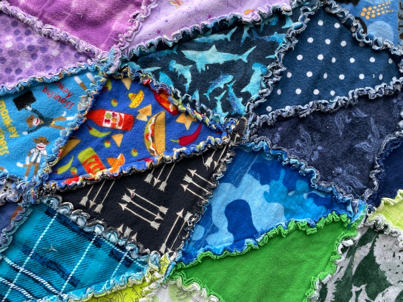 Rainbow/pride/lgbtq/160 Prints Rag Quilt Large 75 X 60 - Etsy