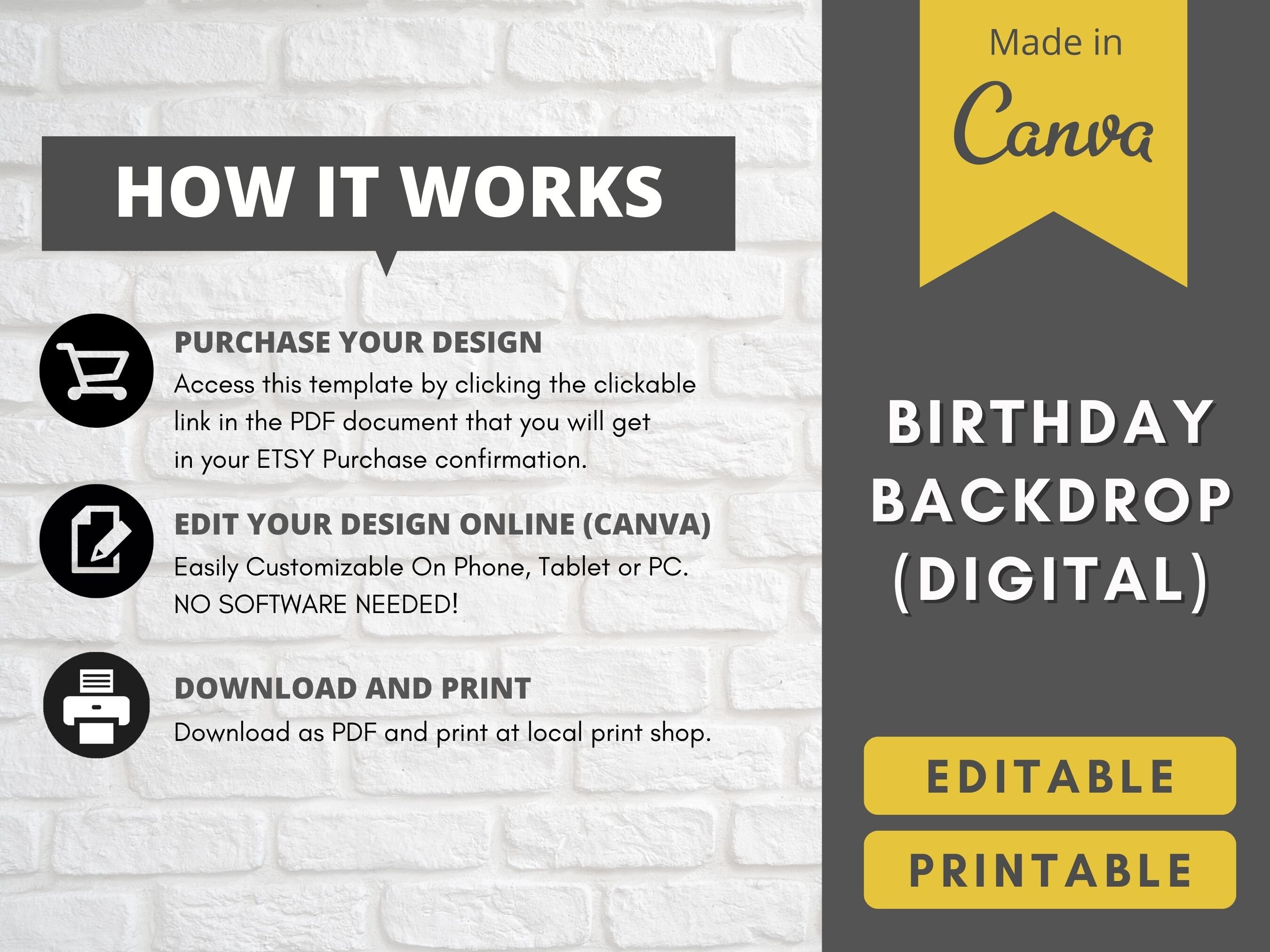 Happy Birthday Banner Personalized, Custom Banner, Purple Birthday ...