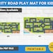 Kids City Town Roads Map Car Play Mat Printable Set Rug in Digital Play ...