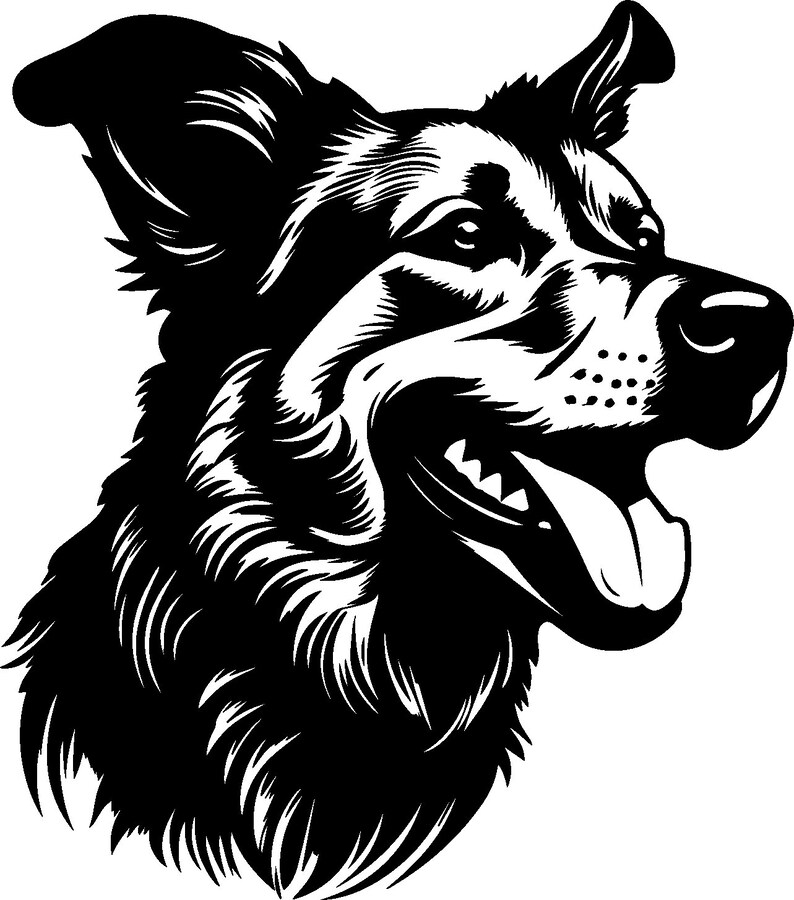 Adorable Dog SVG, Cute Puppy SVG, Sweet Canine Clipart, Cutting File ...