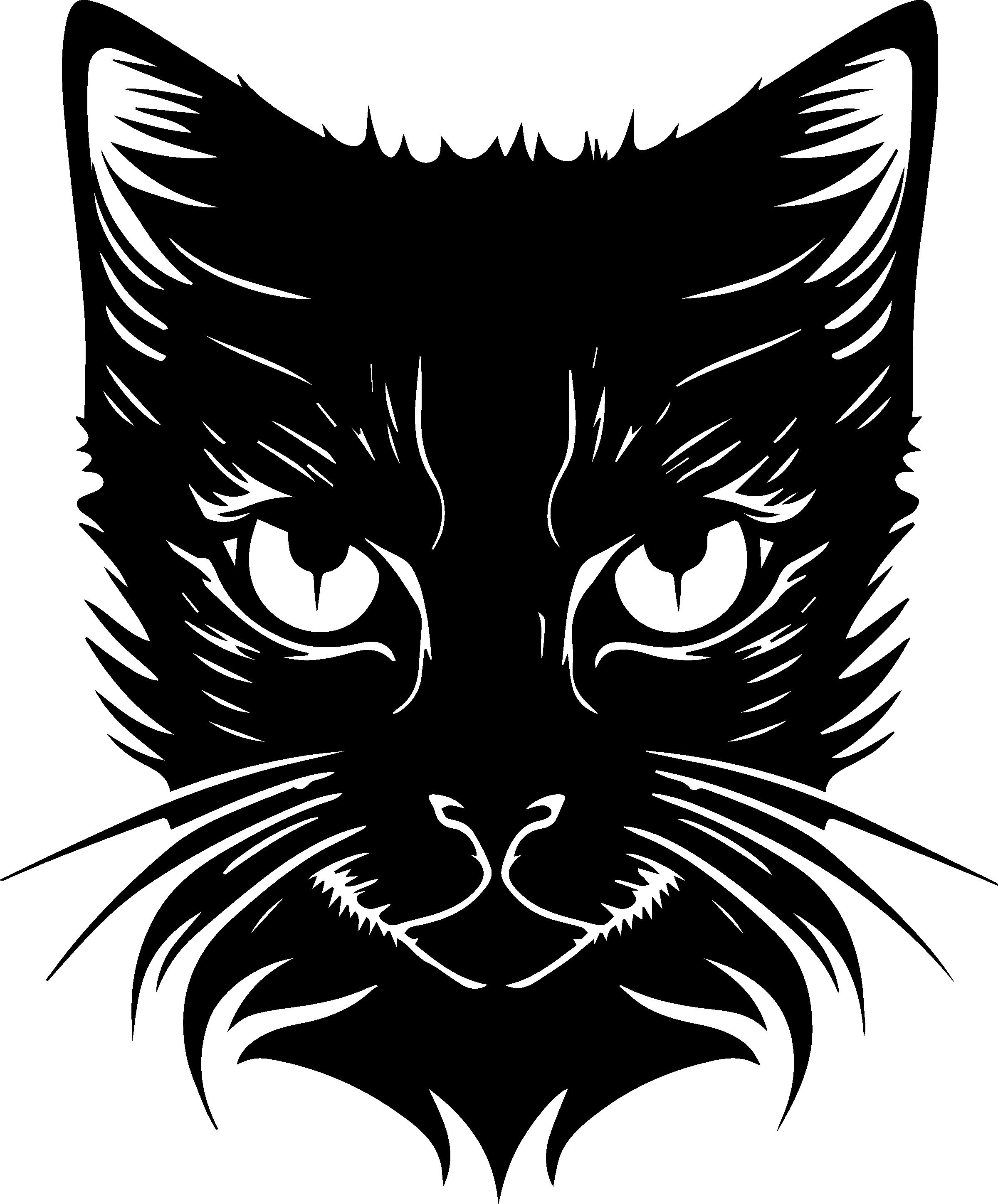 Spooky Cat SVG File for Halloween Crafts and DIY Projects - Etsy