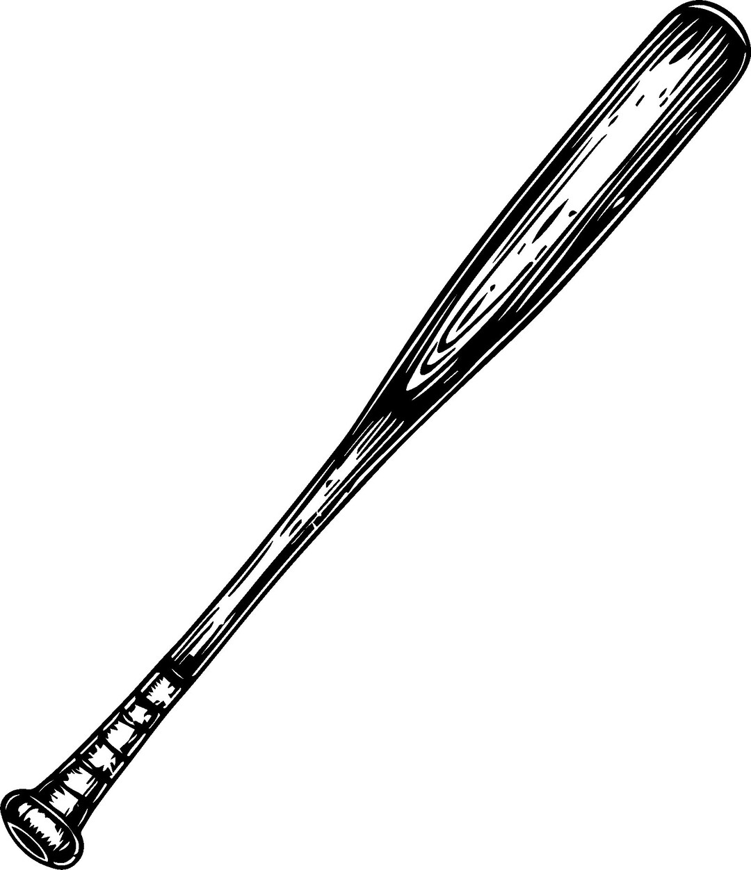 Baseball Bat SVG, Sports Equipment Clipart, Cutting File, Cricut SVG ...