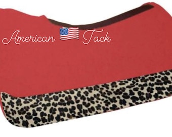 Western Red Saddle Pad - Etsy
