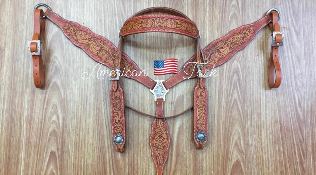Western Bling Tack Set of Headstall and Breast Collar - Etsy