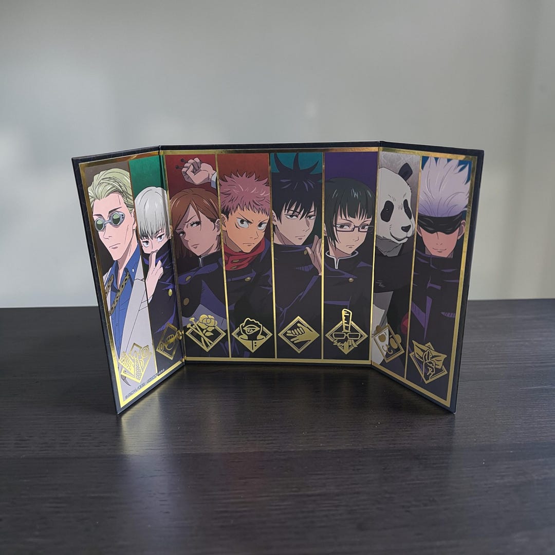 Mini 3 Panel Folding Screen (japanese Byobu) Jujutsu-kaisen - Etsy UK