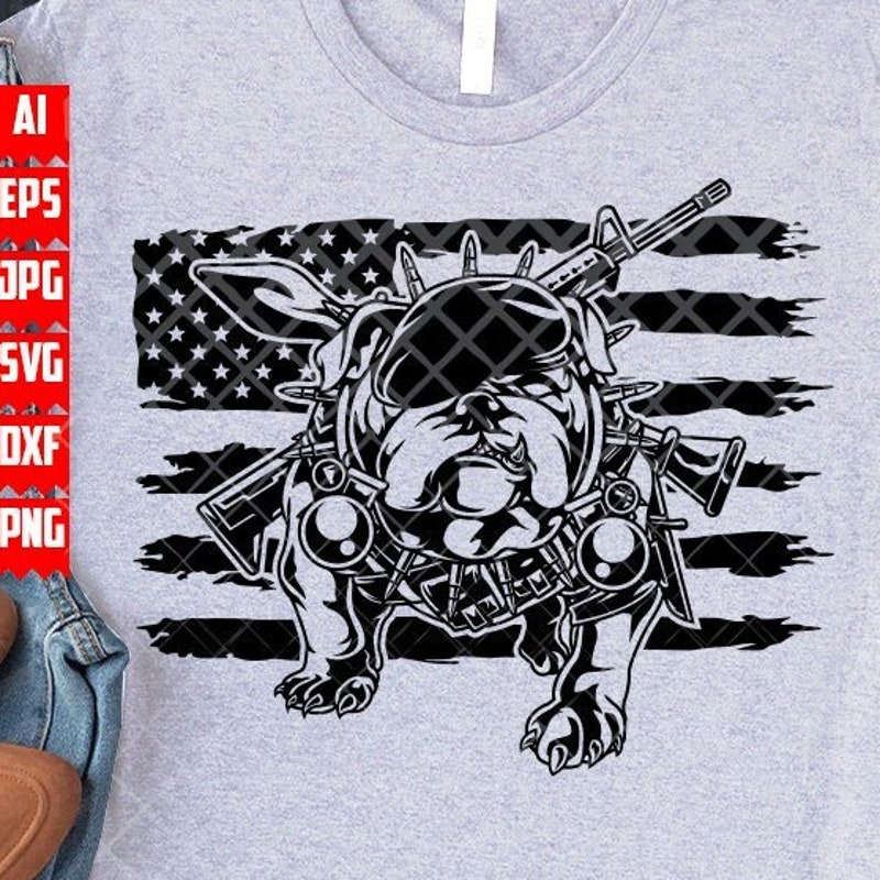 Usmc Bulldog Svg - Etsy