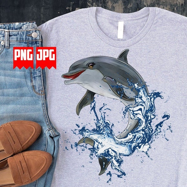 Dolphin Png - Etsy