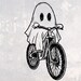 Ghost in Bike Svg | Horror Biker Clipart | Creepy Cute Rider Cutfile ...