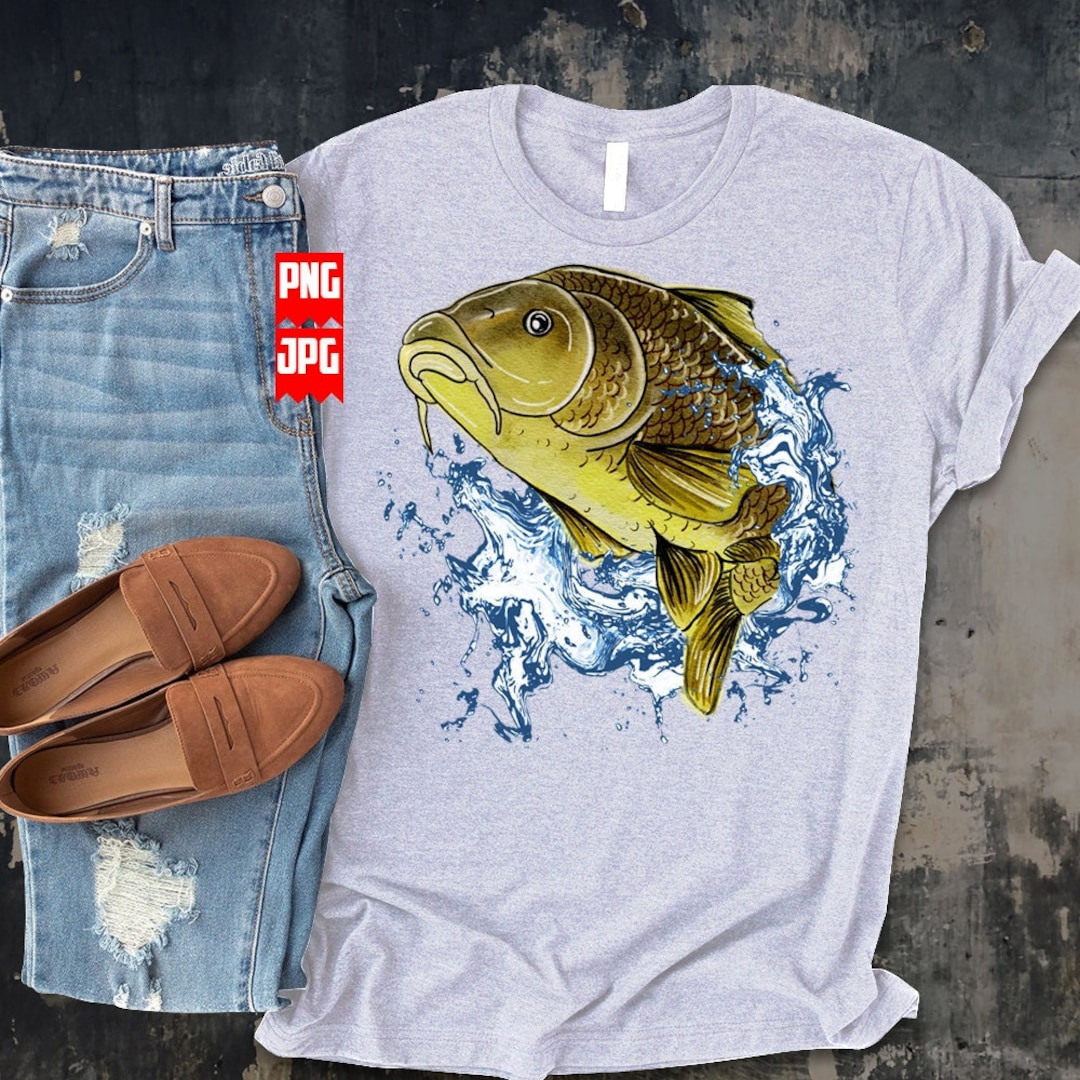 Carp Fish Png File for Sublimation | Carp Fish Animal Png | Digital ...