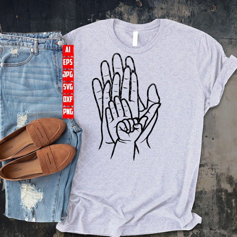 Family Hands Svg | Fam Life Clipart | Famlife Stencil | Family T-shirt ...