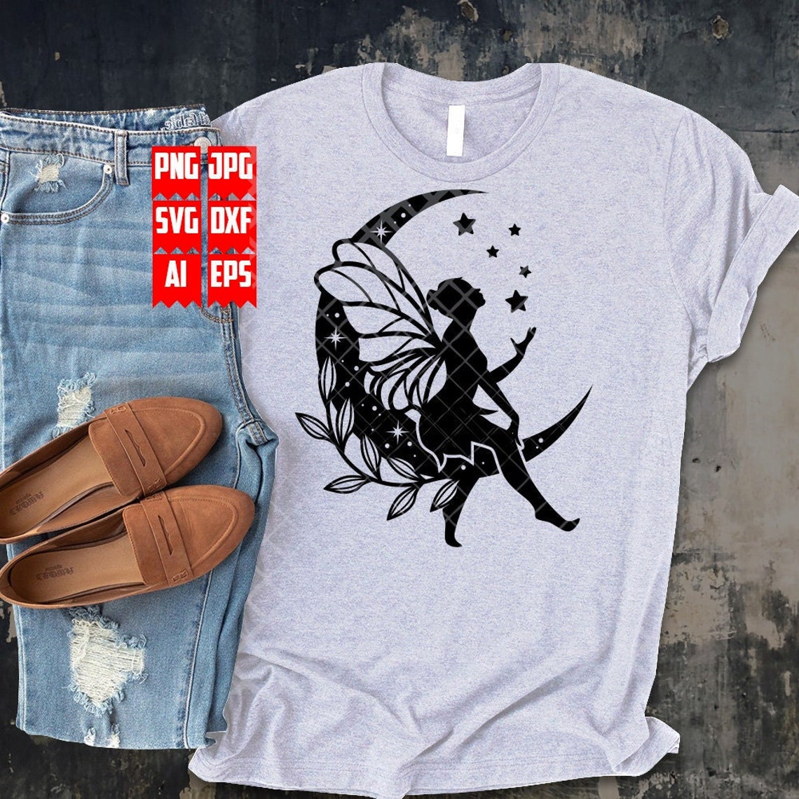 Fairy Svg Mystical Fairy Clipart Little Beauty Elf Cut - Etsy