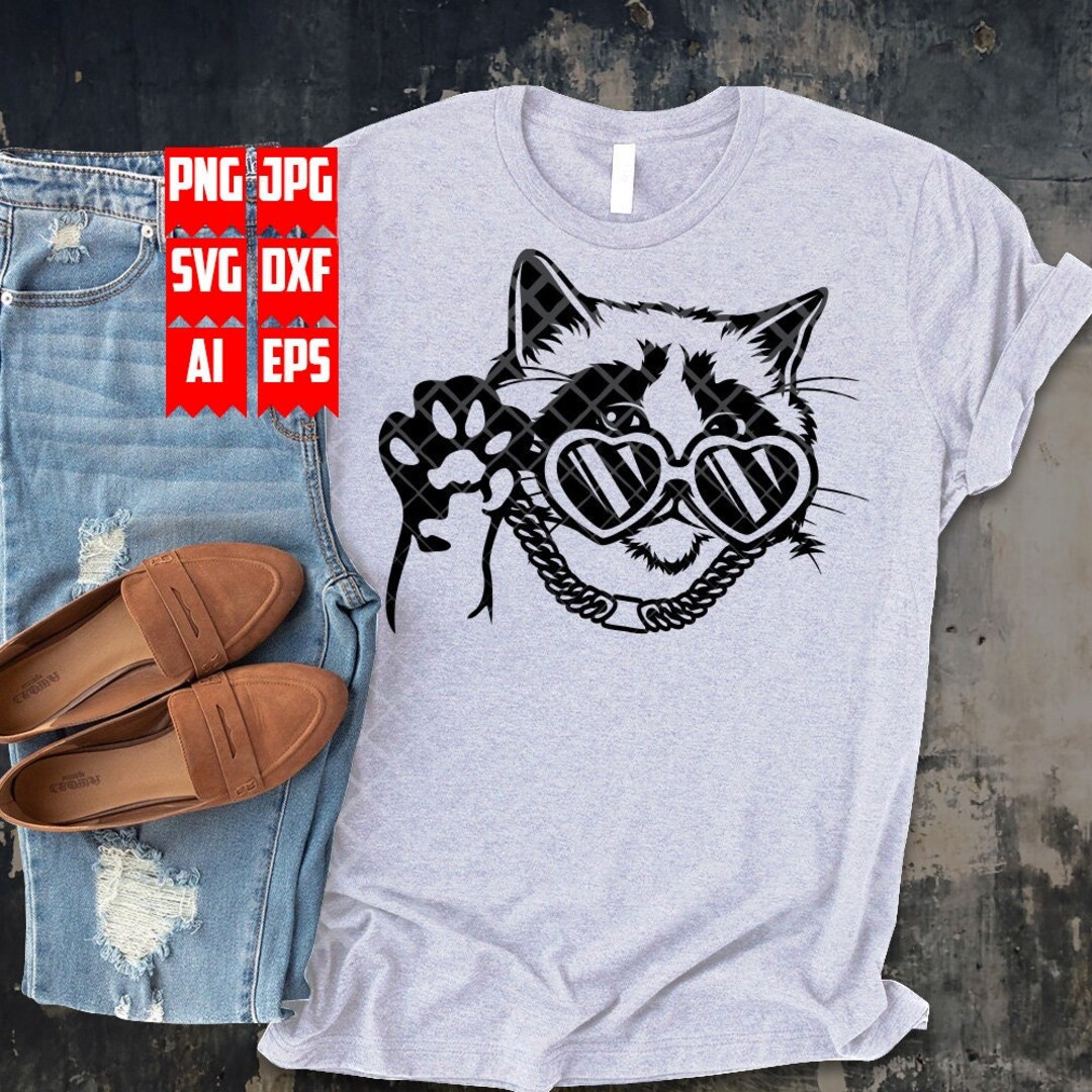 Cute Funny Cat Svg Files | Cat Svg | Cat Animal Svg | Funny Animal Svg ...