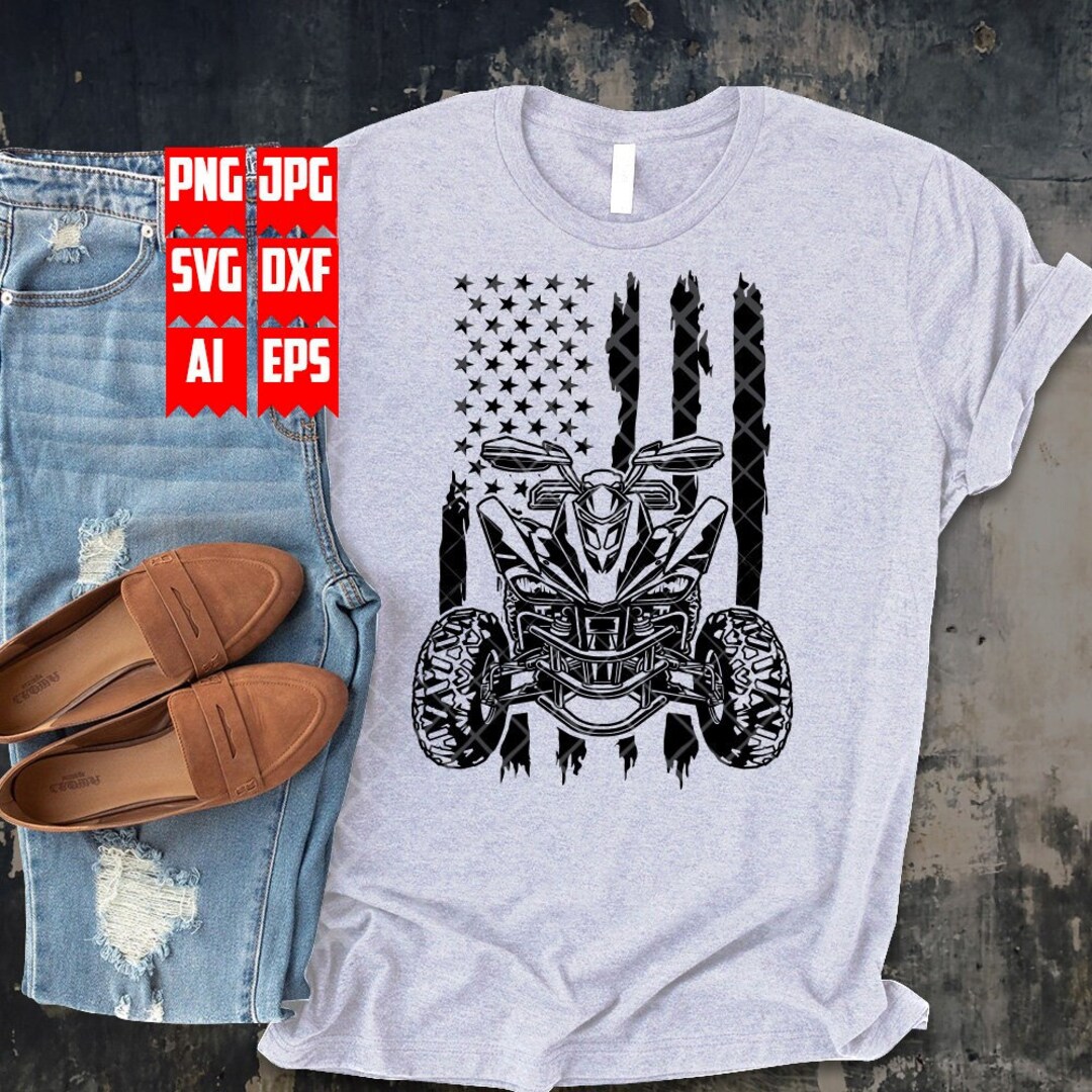 US ATV Offroad Svg Files | US Atv Svg | Atv Png | Offroad Svg | Atv Cut ...