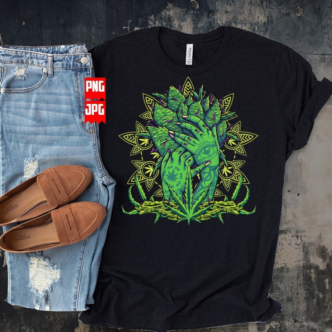 Weed Buds PNG Files for Sublimation & DTG 420 Cannabis Png Dope ...