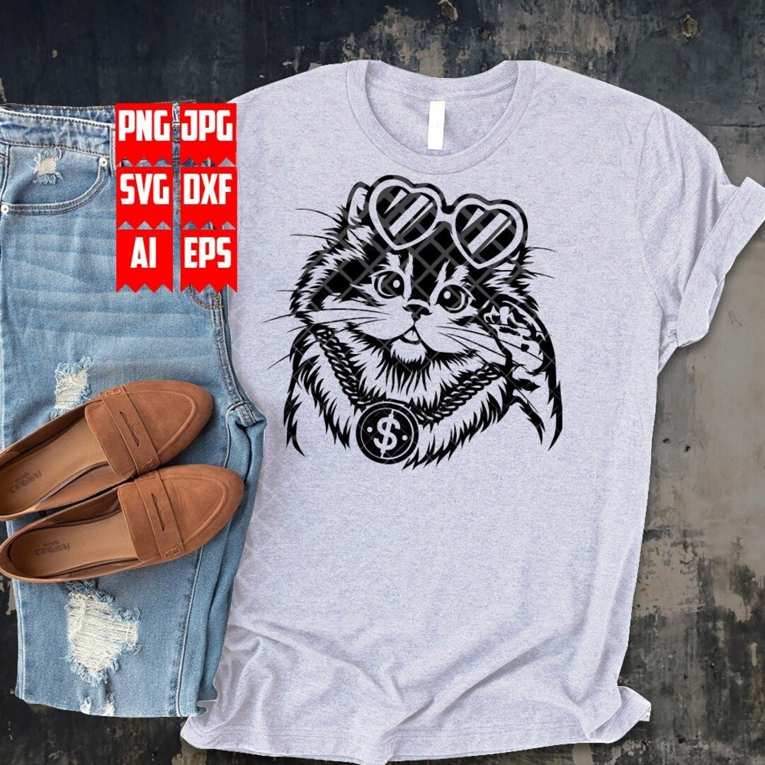 Cute Funny Cat Svg | Cute Cat Svg | Cat Svg | Cat Clipart | Cat Stencil ...