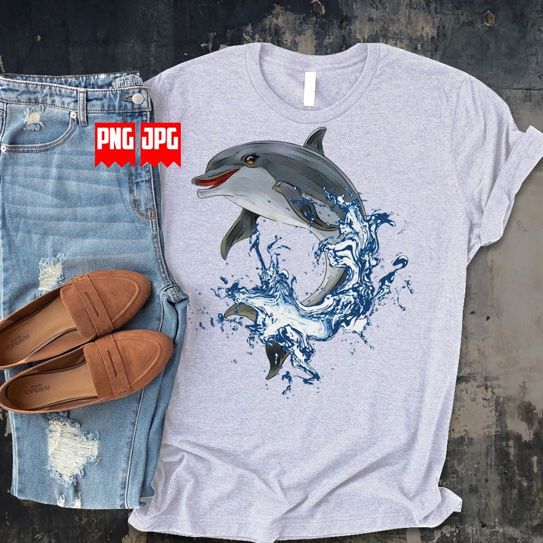 Cute Dolphin PNG for Sublimation | Dolphin Png | Dolphin Clipart ...