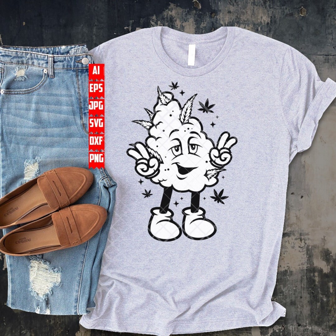 Weed Buds Svg Kush Clipart 420 Rasta Shirt Png Dope Stoner Cutfile ...