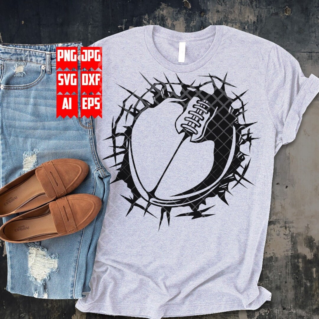 Football Smash Wall Svg | Football Svg | Smashing Football Svg | Flying ...