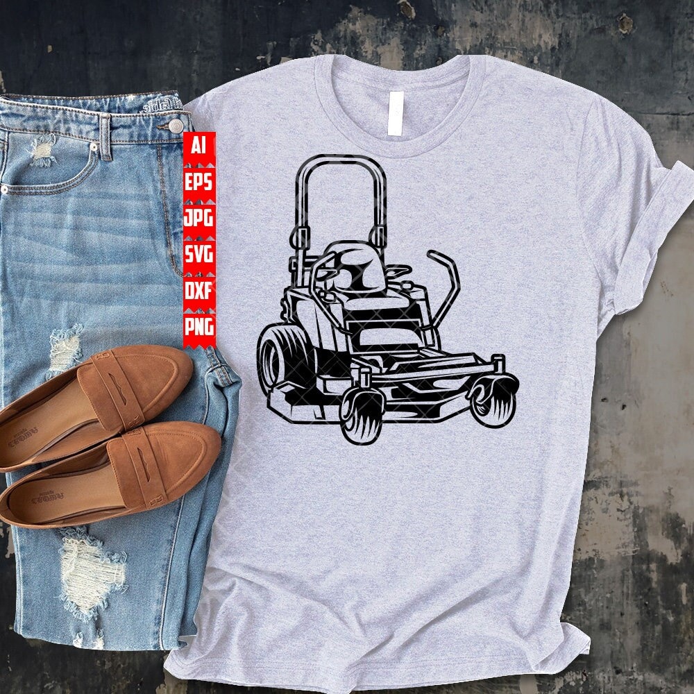 Lawn Mower Svg | Gardener Dad Clipart | Garden Keeper Cutfile | Grass ...