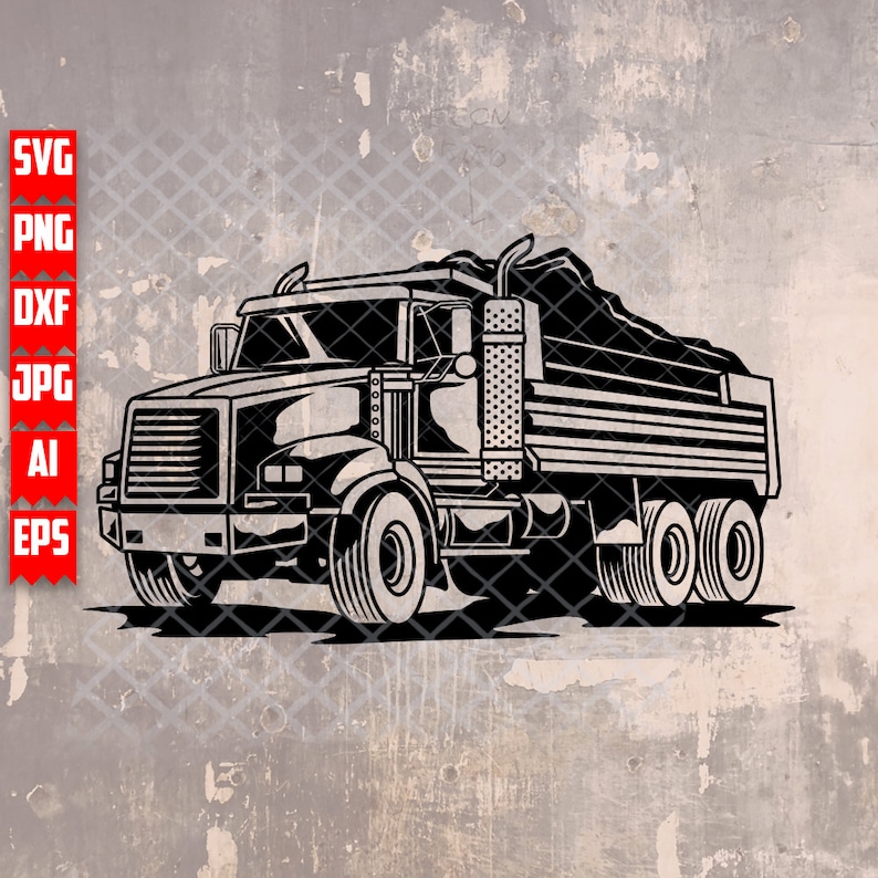 Dumptruck Svg Dump Truck Png Dumptruck Stencil Truck Svg - Etsy