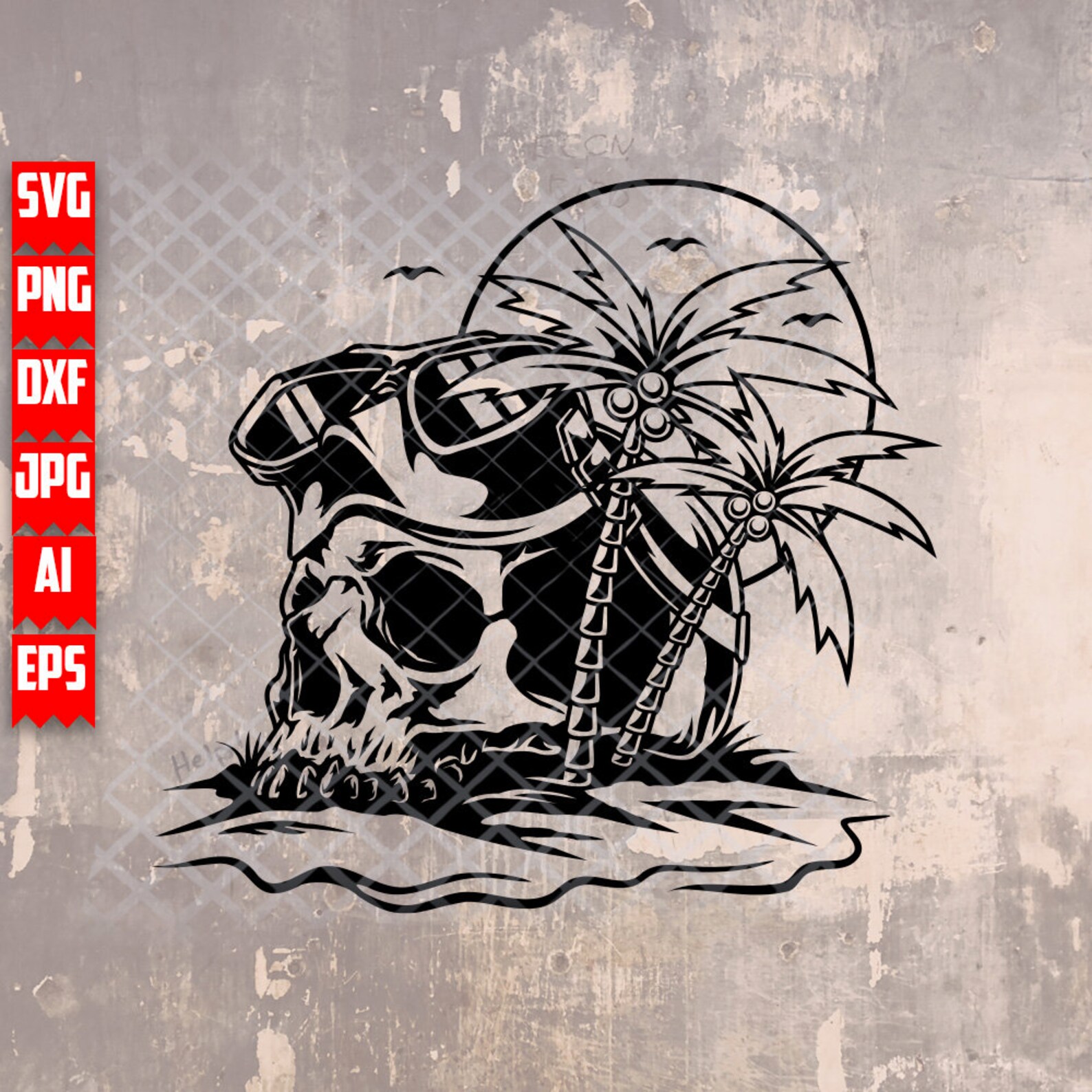 Diver Skull Svg Diving Clipart Diver Dad T-shirt Design - Etsy