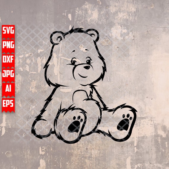 Cute Teddy Svg Lovely Teddy Bear Clipart Stuffed Toy - Etsy