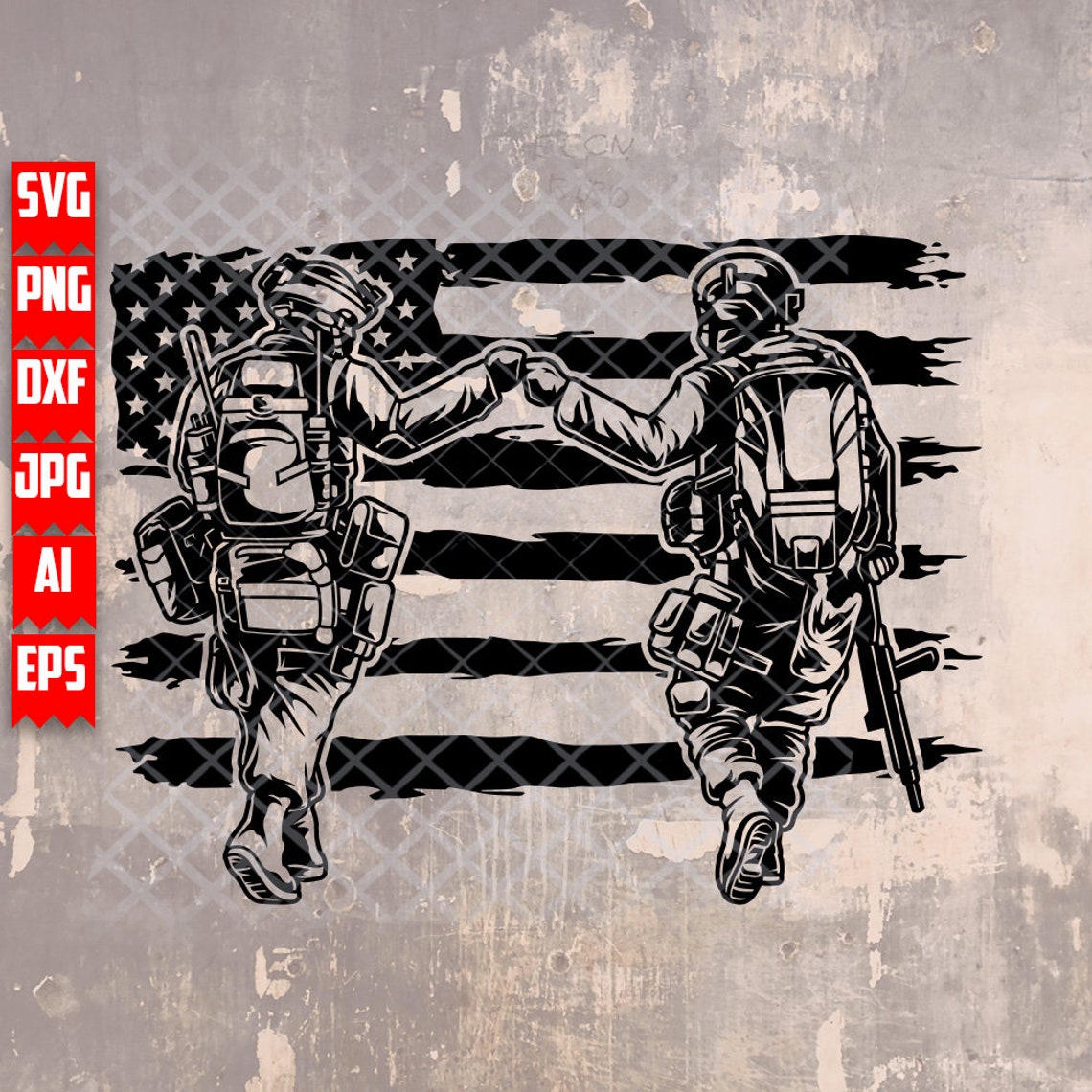 US Soldiers Fist Bump Svg Files US Military Svg US Veteran - Etsy