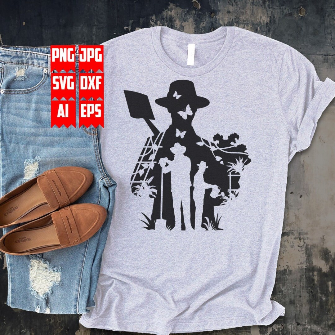 Gardener Scene Svg | Gardening Svg | Garden Svg | Plant Lover Svg ...